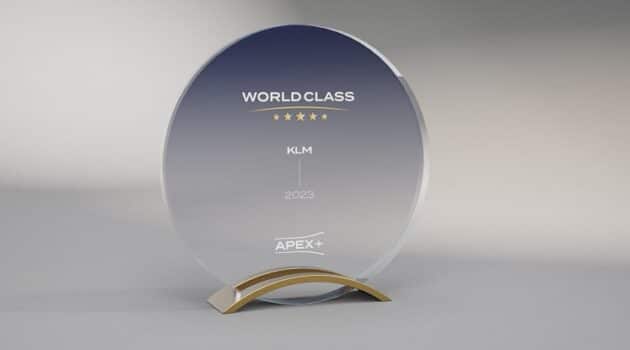 KLM wint opnieuw APEX World Class Award 2023 - TravMagazine